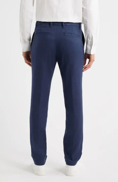 Bugatchi Aerolinen Linen Blend Chinos - Navy