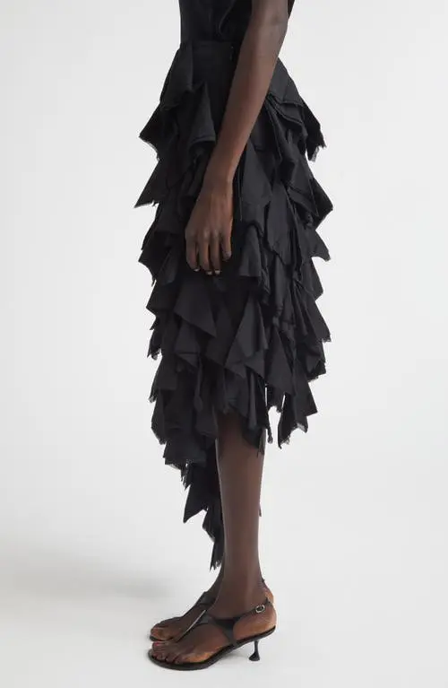 DIOTIMA Cotton Handkerchief Hem Skirt