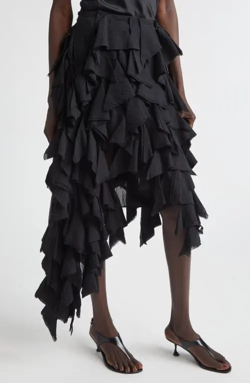 DIOTIMA Cotton Handkerchief Hem Skirt