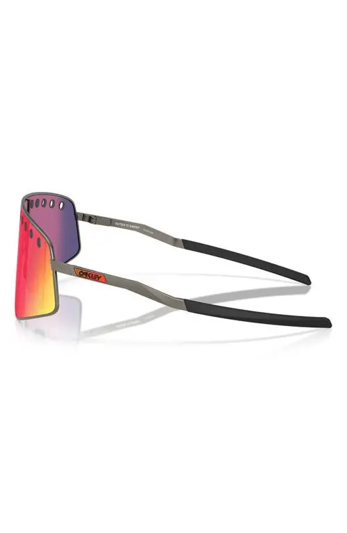 Oakley Sutro™ Ti Sweep 138mm Prizm™ Shield Sunglasses - Matte Grey