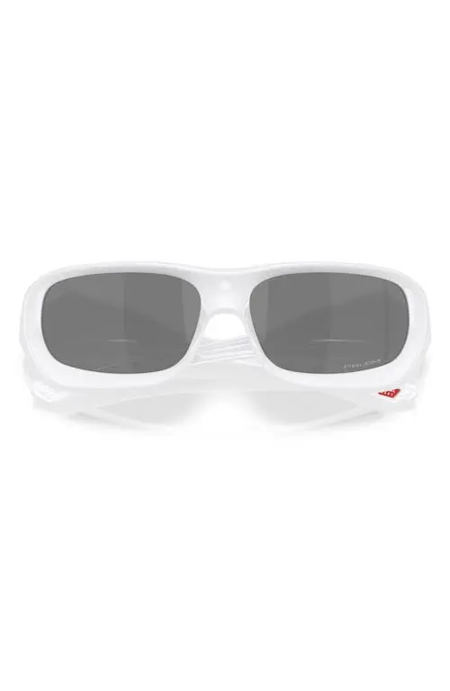 Oakley 59mm Prizm™ Rectangular Sunglasses - Black White