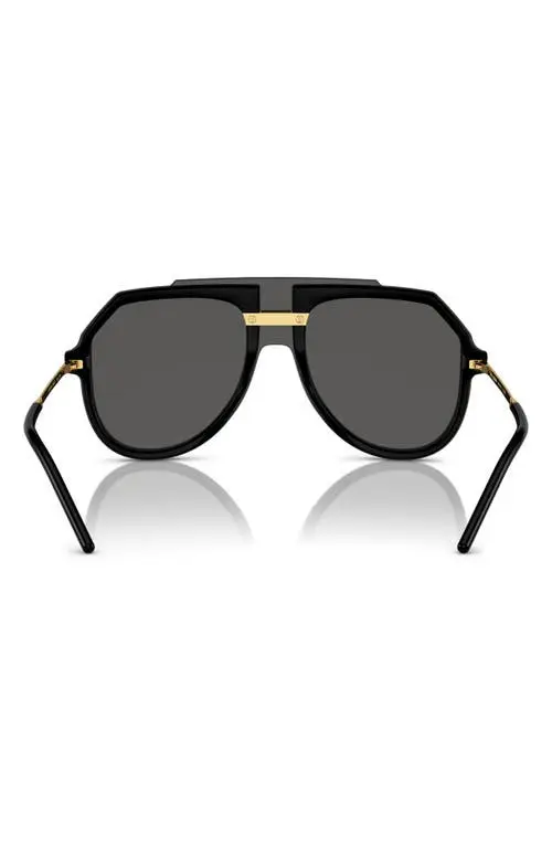 Dolce & Gabbana 50mm Pilot Sunglasses