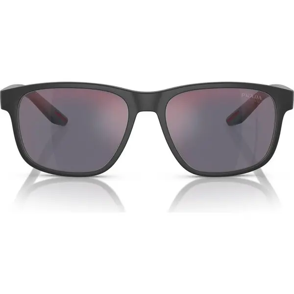 Prada 56mm Pillow Sunglasses - Light Grey Gradient