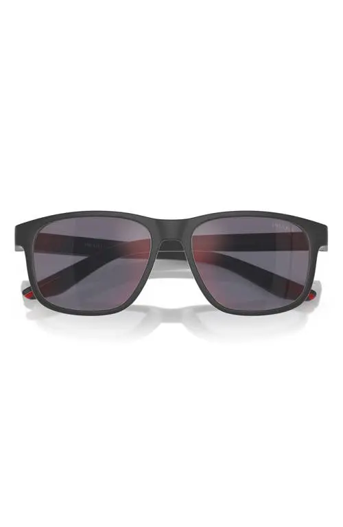 Prada 56mm Pillow Sunglasses - Light Grey Gradient