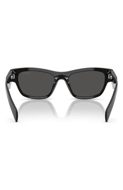 Prada 54mm Butterfly Sunglasses - Black