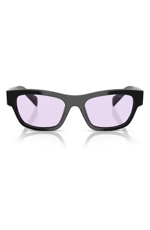 Prada 54mm Butterfly Sunglasses - Violet