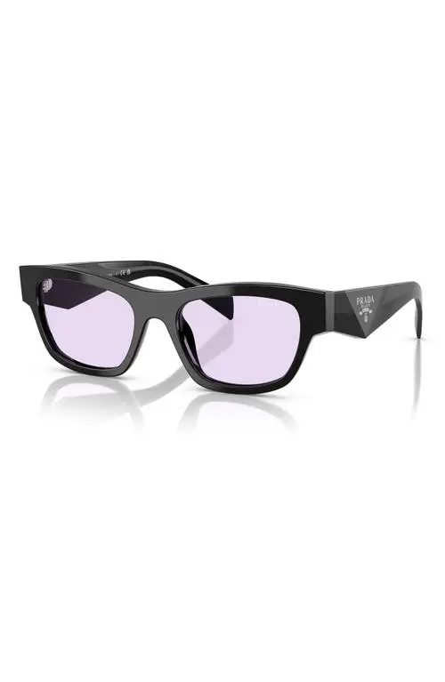 Prada 54mm Butterfly Sunglasses - Violet