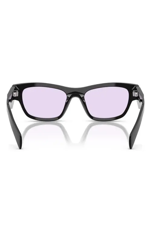 Prada 54mm Butterfly Sunglasses - Violet