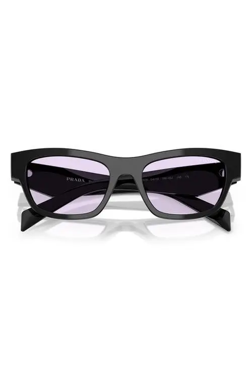 Prada 54mm Butterfly Sunglasses - Violet