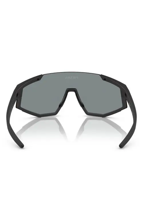 Prada 137mm Pillow Shield Sunglasses