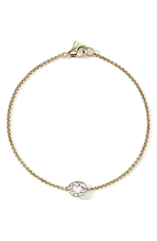 John Hardy 14k Lab-grown Diamond Chain Bracelet - Gold