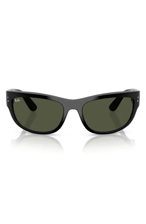 Ray-ban Balorama 60mm Pillow Sunglasses - Black