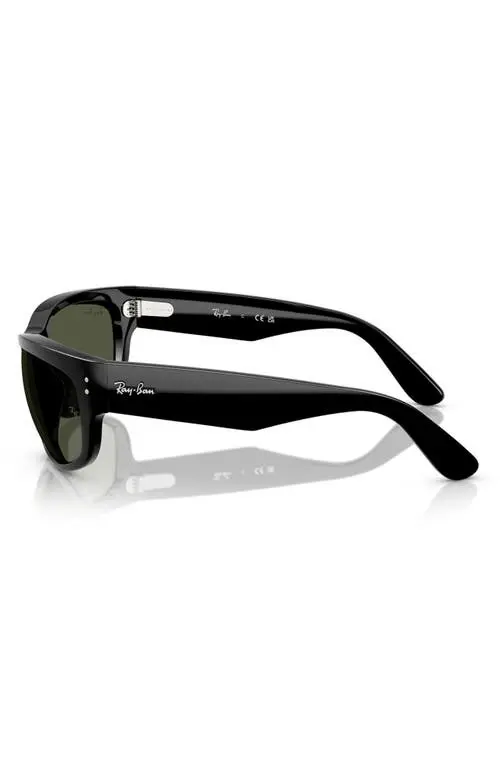 Ray-ban Balorama 60mm Pillow Sunglasses - Black