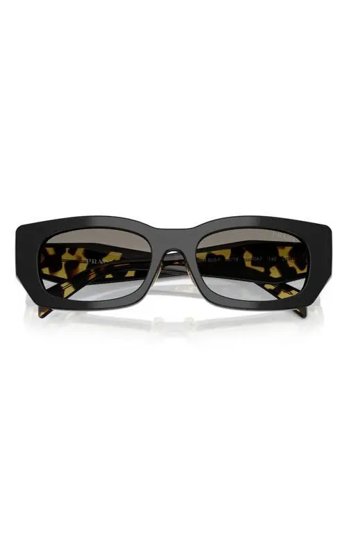 Prada 53mm Pillow Sunglasses - Black