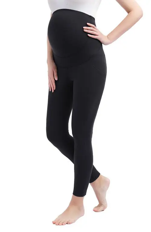 KIMI + KAI Sol Bellyback Support Maternity Leggings - Black