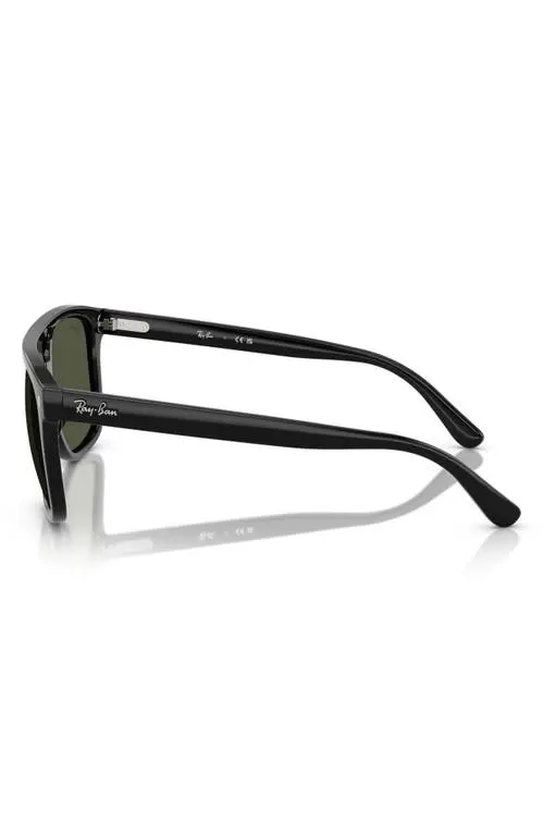 Ray-ban 55mm Square Full Rim Sunglasses - Black
