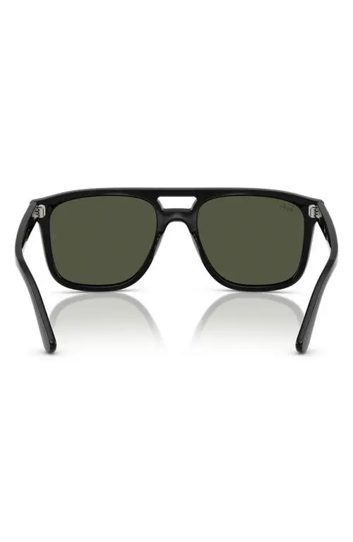 Ray-ban 55mm Square Full Rim Sunglasses - Black