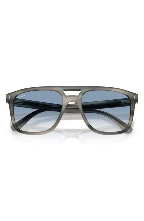 Ray-ban 55mm Square Full Rim Sunglasses - Blue Gradient