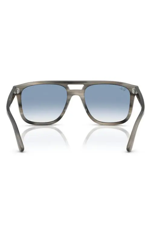 Ray-ban 55mm Square Full Rim Sunglasses - Blue Gradient