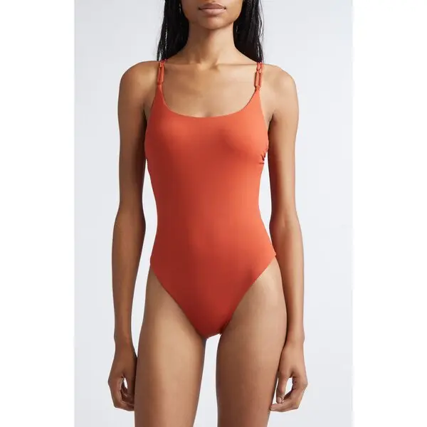 Max Mara Chcarezza One-piece Swimsuit - Coral