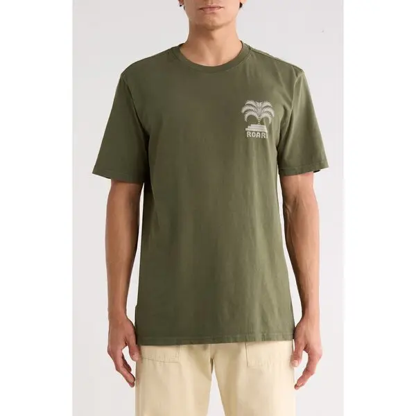 ROARK Moto Palm Graphic T-shirt - Mil