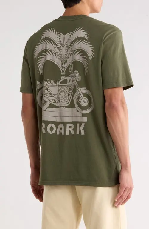 ROARK Moto Palm Graphic T-shirt - Mil