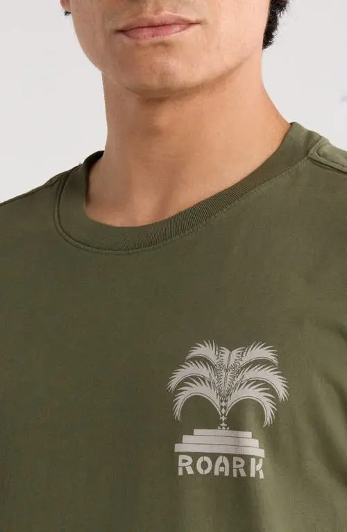 ROARK Moto Palm Graphic T-shirt - Mil