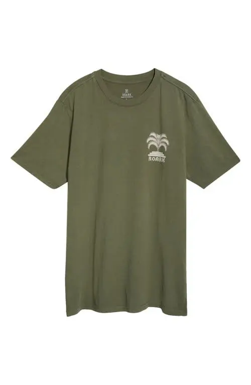 ROARK Moto Palm Graphic T-shirt - Mil