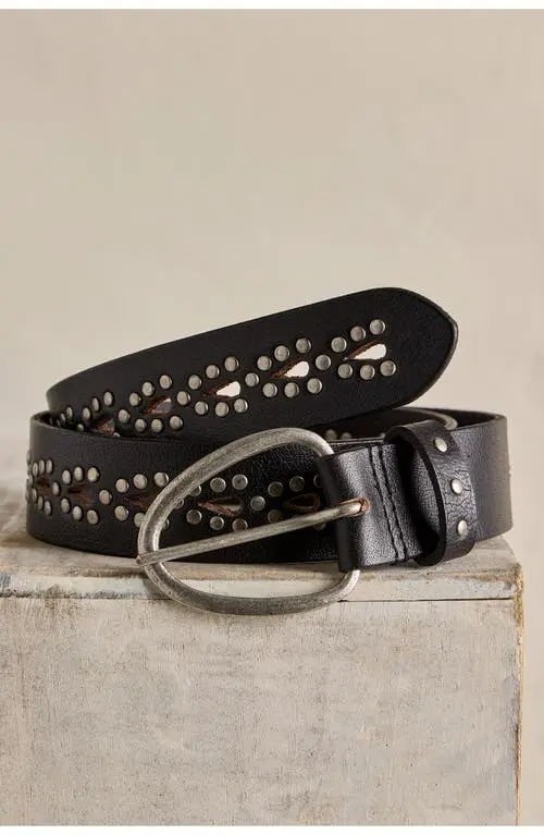 Free People Studded Leather Belt