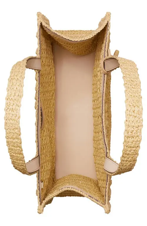 Tory Burch Ella Hand-crochet Straw Tote - Natural