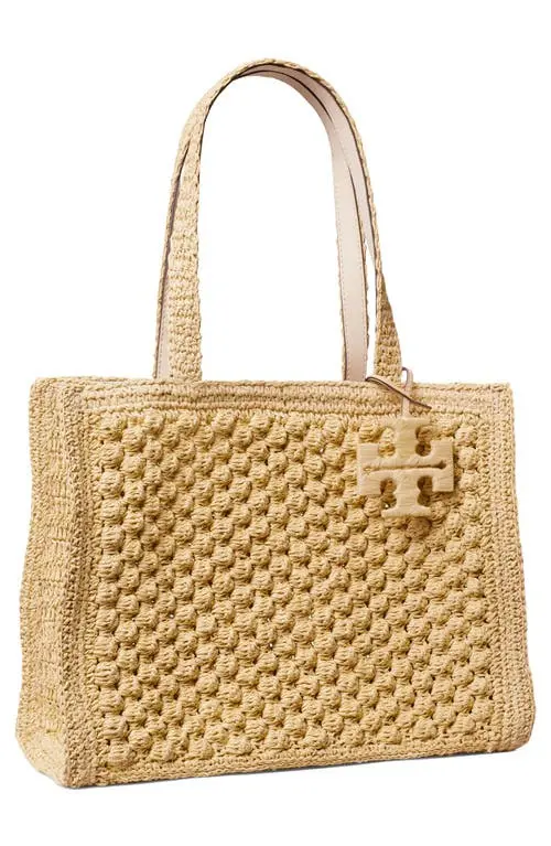Tory Burch Ella Hand-crochet Straw Tote - Natural