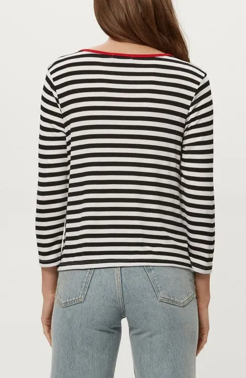 Michael Stars Amelee Ringer Boatneck Top