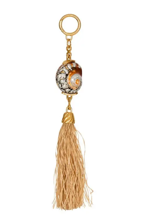 Balmain Shell And Tassel Charm - Gold