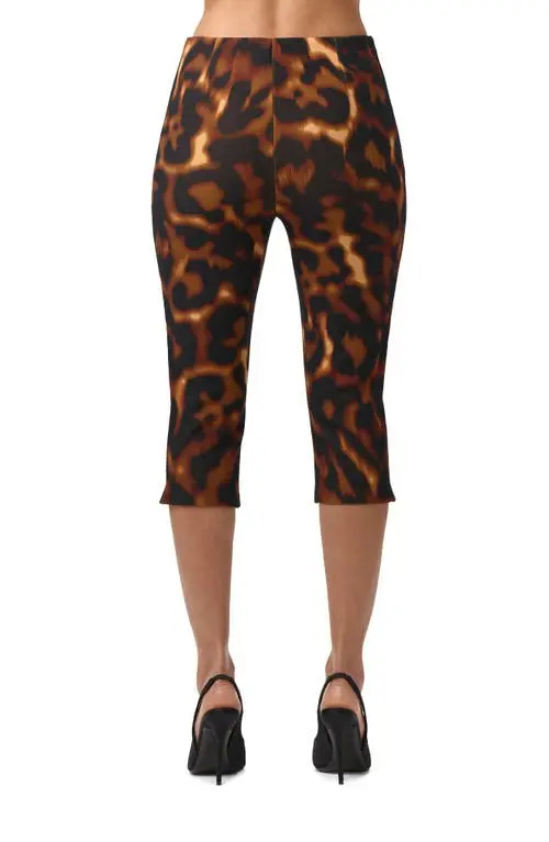 Naked Wardrobe Print Ponte Crop Leggings