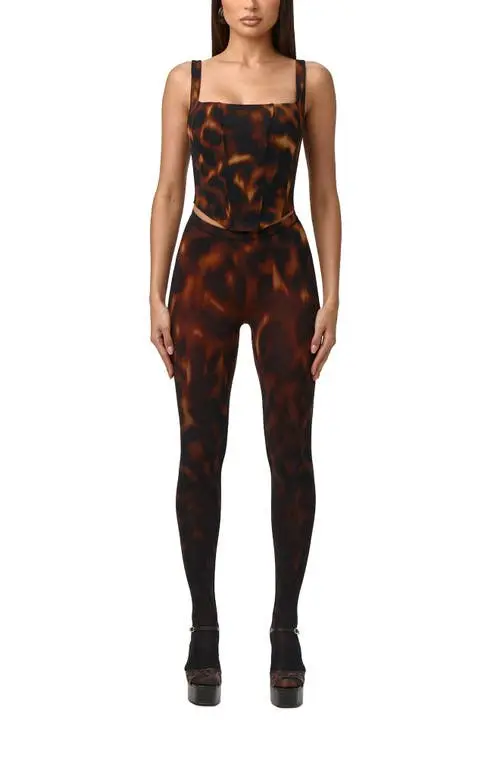 Naked Wardrobe Bare Body Print Leggings
