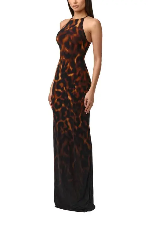 Naked Wardrobe Printed Racerback Maxi Dress