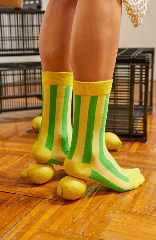 DOIY Assorted 2-pack Fresh Lemons Crew & Ankle Socks