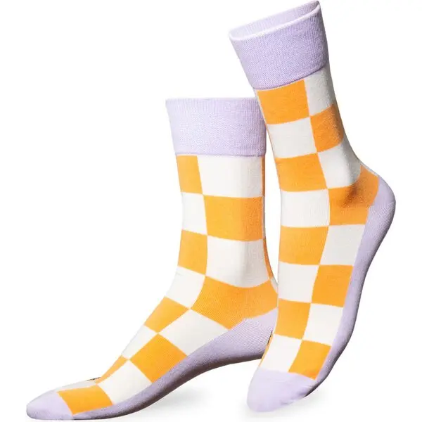 DOIY Fanzy 3d Crew Socks - Multicolor Orange