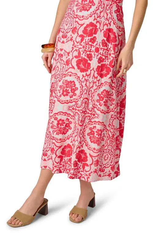Adrianna Papell Paisley Floral V-neck Dress