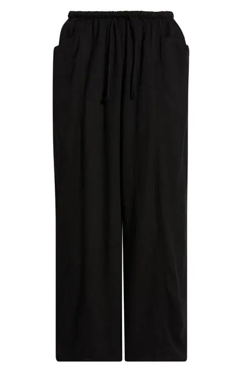 Rip Curl Barrel Leg Drawstring Pants - Black