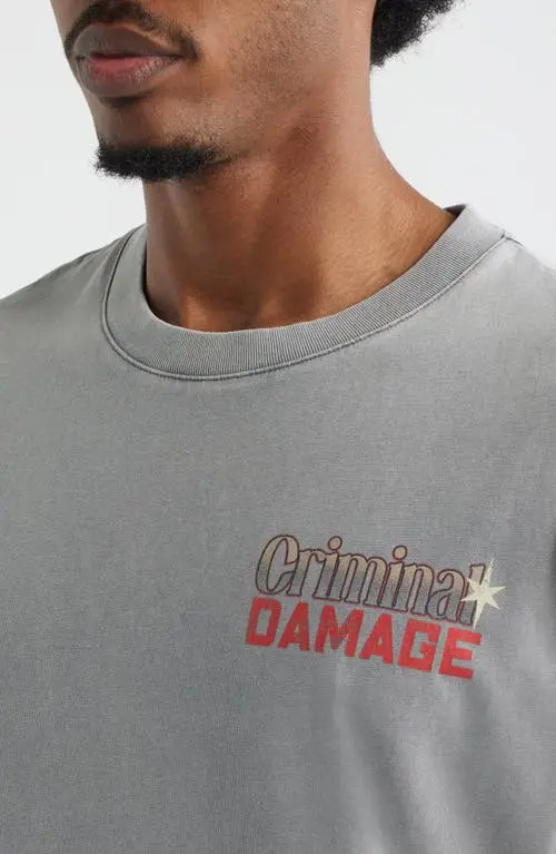 CRIMINAL DAMAGE Vending Graphic T-shirt