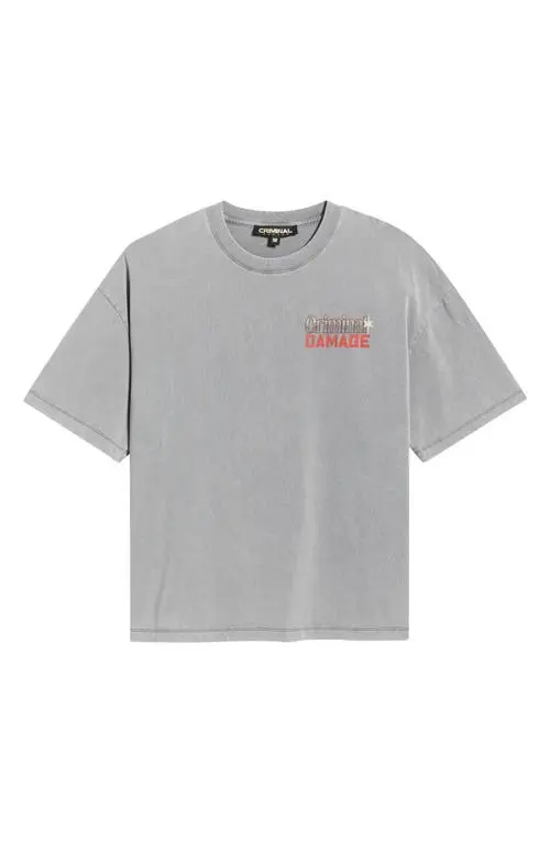 CRIMINAL DAMAGE Vending Graphic T-shirt