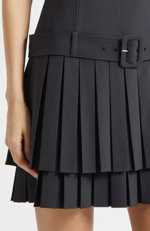 Cinq À Sept Reena Pleated Sleeveless Dress - Black