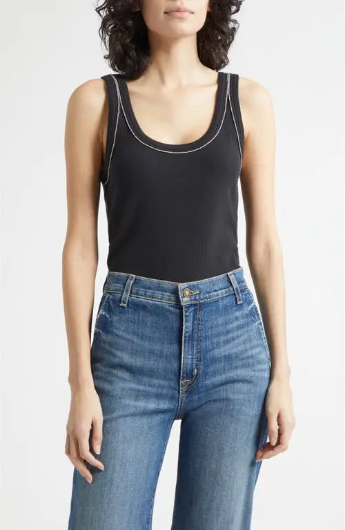 Cinq À Sept Wilma Crystal-embellished Tank - Black