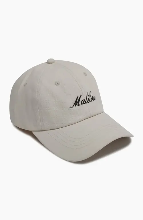 CALIFORNIA INCLINE Malibu Baseball Cap - Vintage Cream