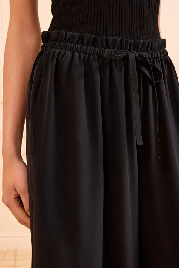 Ulla Johnson Sawyer Silk Wide-leg Pants