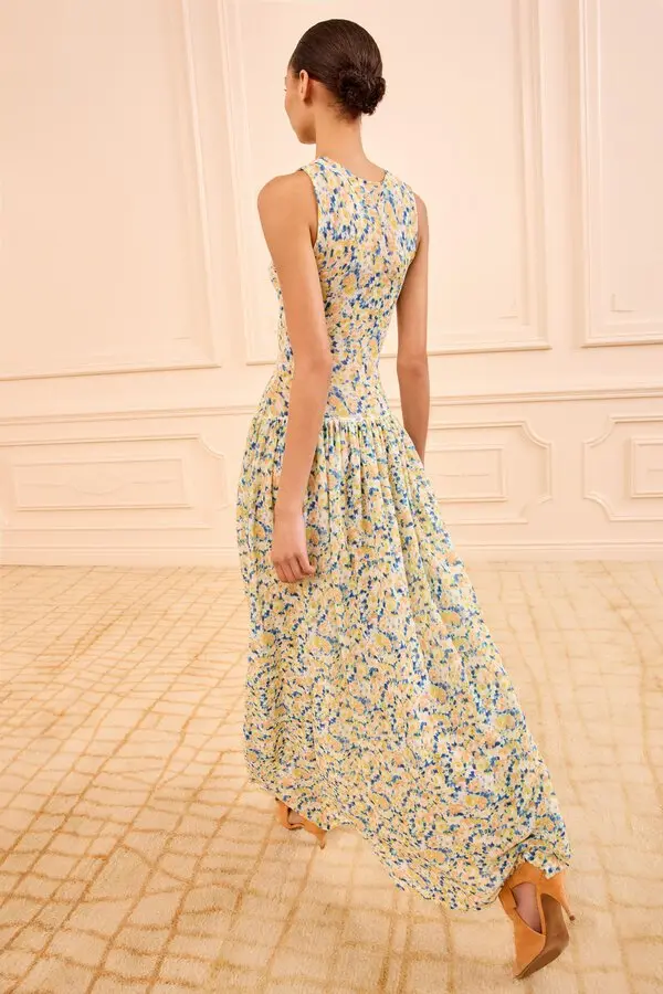 light blue chiffon dress knee length Pool Blue Chiffon Halter Short Bridesmaid Dress – Dreamdressy main image 0