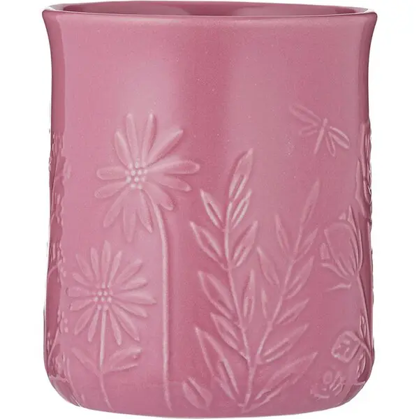 MASON CASH In The Meadow Utensil Crock - Pink