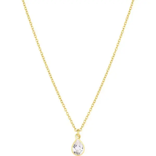 SET & STONES Everett Charm Necklace - Gold