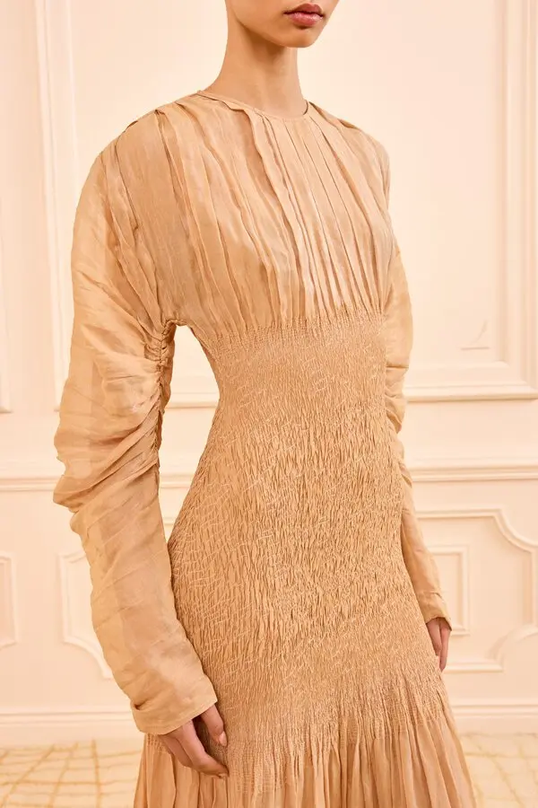 Ulla Johnson Irina Smocked Maxi Dress